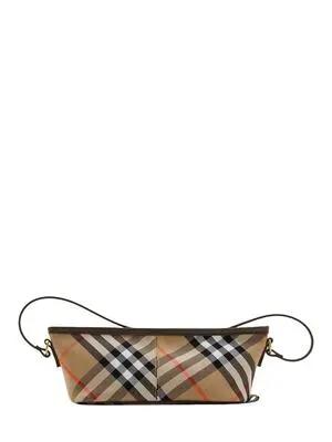 Burberry Check Mini Shoulder Bag - Sand-colored