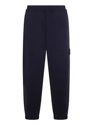 Stone Island Elastic Waist Sweatpants - Blue