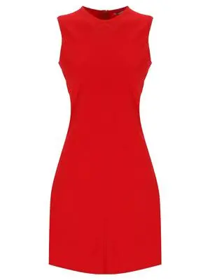 Ami Straight Short Dress - Red