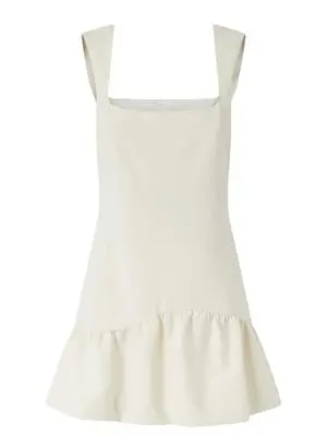 PINKO Pinko Flared Sleeveless Mini Dress With Ruffle Trim