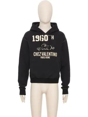 Valentino Garavani Chez Drawstring Hoodie - Black