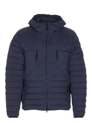 Stone Island Hooded Quilted Zip-up Jacket - Hooded Down Jacket