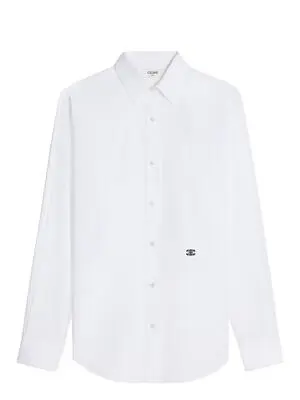 CELINE Loose Shirt In Cotton Poplin