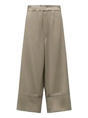 Moncler Wide-legged Ankle Pants - Brown