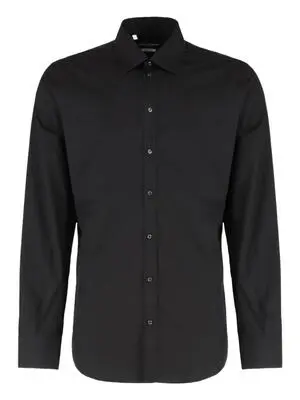 Dolce & Gabbana Martini Cotton Shirt - Black