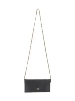 Pinko Love Birds Mini Crossbody Bag - Black