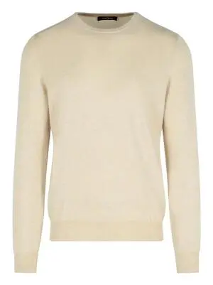 GRAN SASSO Crew Neck Sweater - Nude