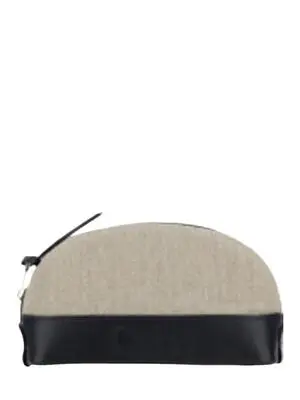 Chloé Logo Clutch - Nude