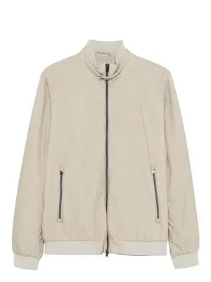 Herno Ecoage Zip-up Bomber Jacket - Vintage Beige
