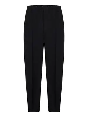 JIL SANDER Tapered Trousers With Elasticated Waist - Black
