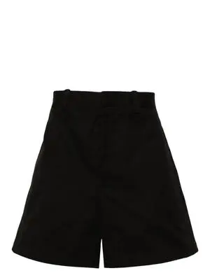 JIL SANDER High-waisted Belted Shorts - Black