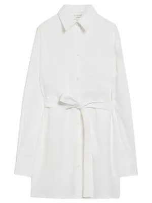SPORTMAX Sportmax Belted Long-Sleeve Shirt Dress