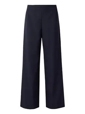 THE ROW Wide-leg Trousers - Navy
