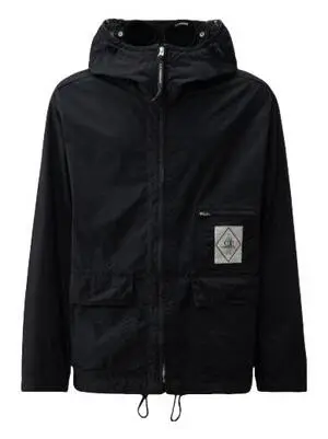 C.P. COMPANY Hooded Utility Jacket - Blue