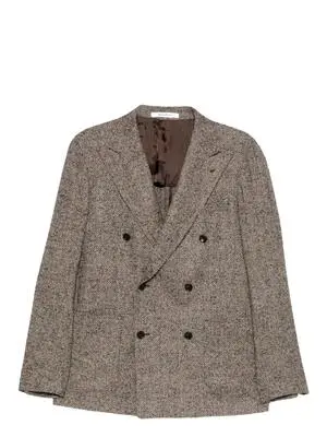 Tagliatore Double-breasted Wool Jacket - Taupe