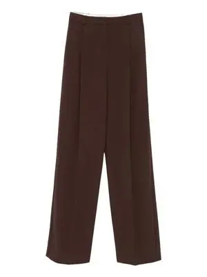 Elisabetta Franchi Pleated Trousers - Red