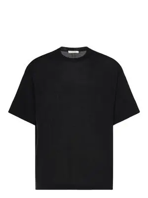 THE ROW Round-necked T-shirt - Black