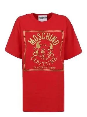 Moschino Printed T-shirt - Red
