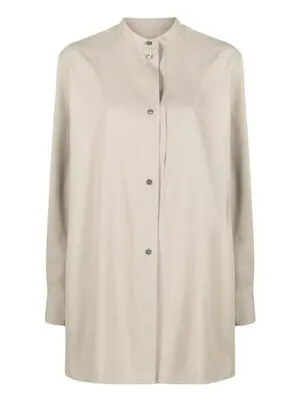 Studio Nicholson Kavali Long-sleeve Shirt - Nude