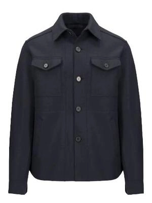 HARRIS WHARF LONDON Harris Wharf London Buttoned Wool Overshirt