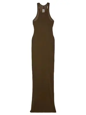 Rick Owens Sleeveless Maxi Dress - Brown