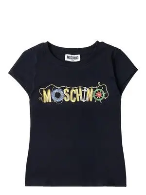 MOSCHINO Moschino Short Sleeve Round Neck T-Shirt