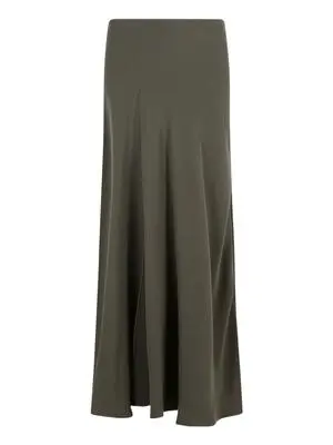 P.a.r.o.s.h A-line Maxi Skirt With Front Slit - Grey