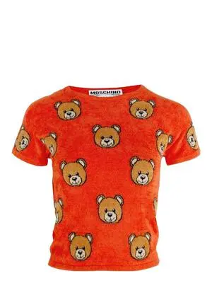 Moschino Teddy Bear Print T-shirt - Red