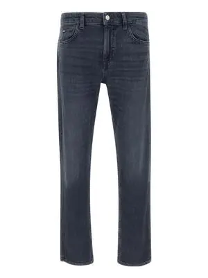 Hugo Boss Slim-fit Dark Wash Denim Jeans - Blue