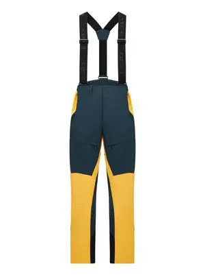 Dior And Descente And Lewis Hamilton Ski Pants With Suspenders - Black
