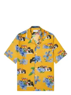 Rhude Loix Floral Printed Shirt - Yellow