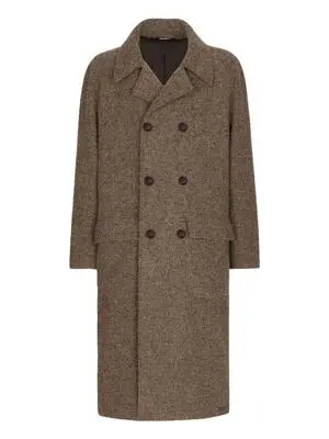 DOLCE & GABBANA Dolce & Gabbana Double-Breasted Mid-Length Coat