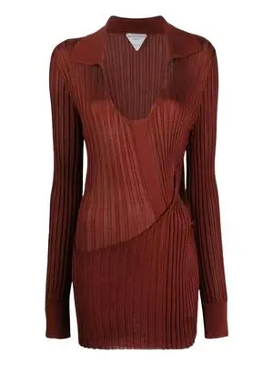 BOTTEGA VENETA Bottega Veneta Ribbed Knit Sweater With Buckle Cuffs