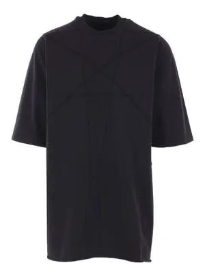 Rick Owens Round Neck Short Sleeve T-shirt - Black