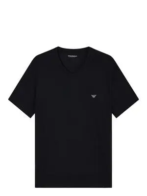 Emporio Armani Short-sleesleeved T-shirt - Black