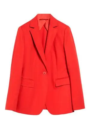 Max Mara Single-breasted Blazer - Red