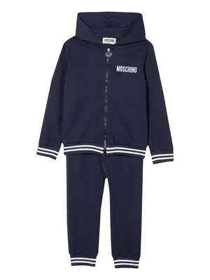 Moschino Teddy Bear Motif Two-piece Tracksuit - Black