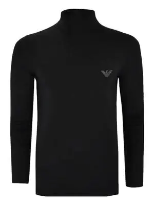 Emporio Armani Long-sleeved T-shirt - Black
