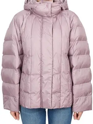 Max Mara Long Sleeve Down Coat - Nude