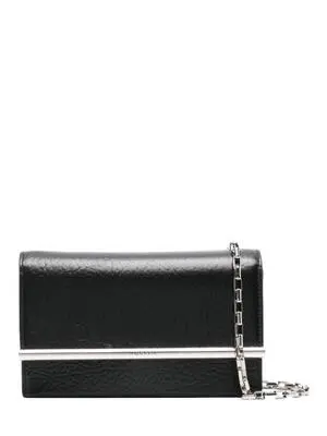 Alexander McQueen T-bar Chain-linked Clutch Bag - Black