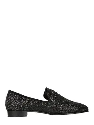 GIUSEPPE ZANOTTI Glitter Loafers - Black