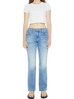 MOTHER The Bookie Sneak Jeans - Blue