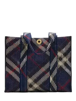 BURBERRY Burberry Check Pattern Tote Bag