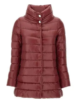 Herno Padded Stand Collar Down Jacket - Red