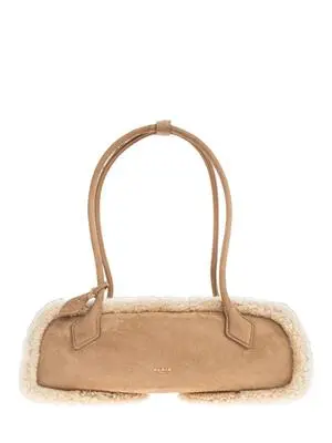 Alaïa Schultertasche - Beige