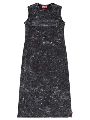 DIESEL® Sleeveless Midi Dress - Black