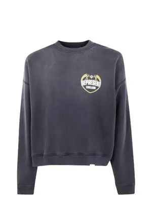 REPRESENT Angel Border Crewneck Sweatshirt - Black