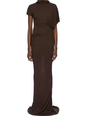Rick Owens Lilith Ruched Gown - Black