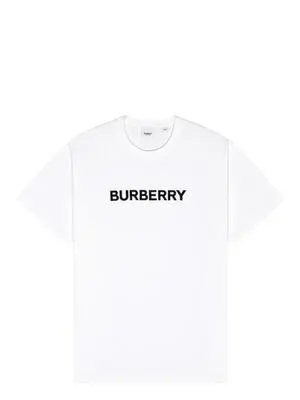 Burberry Logo Printed Crewneck T-shirt - No