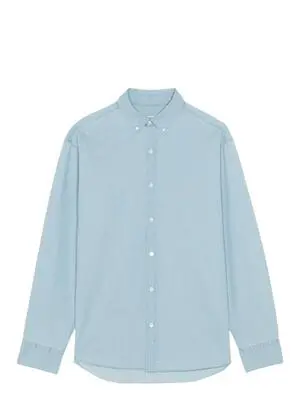 Maison Kitsuné Chillax Print Relaxed Shirt - Blue